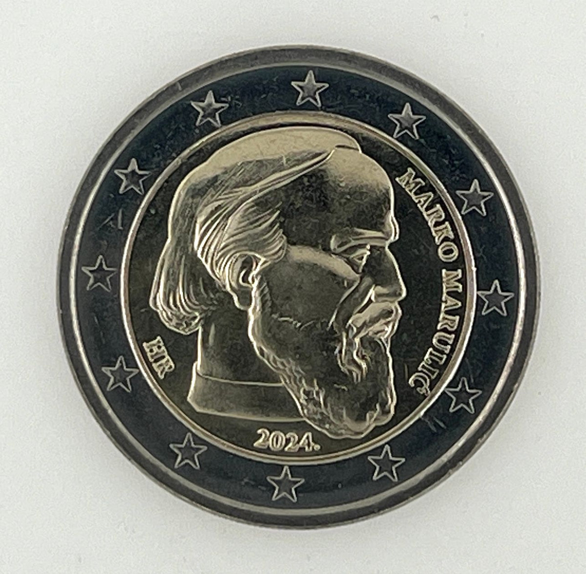 2 Euro Sondermünze Kroatien 2024 "Marko Marulić" UNC| Münzhandel Ortner