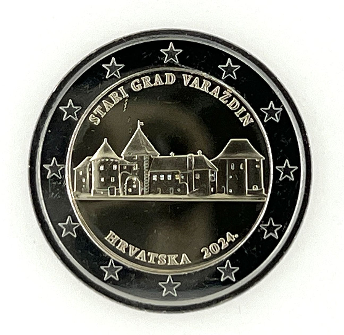 2 Euro Sondermünze Kroatien 2024 "Altstadt von Varazdin" UNC "Sofort ...